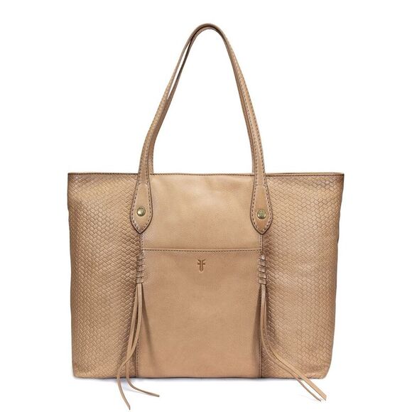 Frye | Bags | Frye Freya Leather Tote Beige | Poshmark